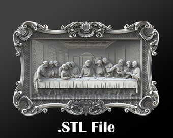 The Last Supper STL Files for 3d Printing - Etsy