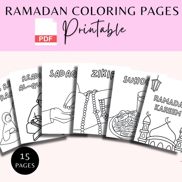 Colouring Book Islam - Etsy