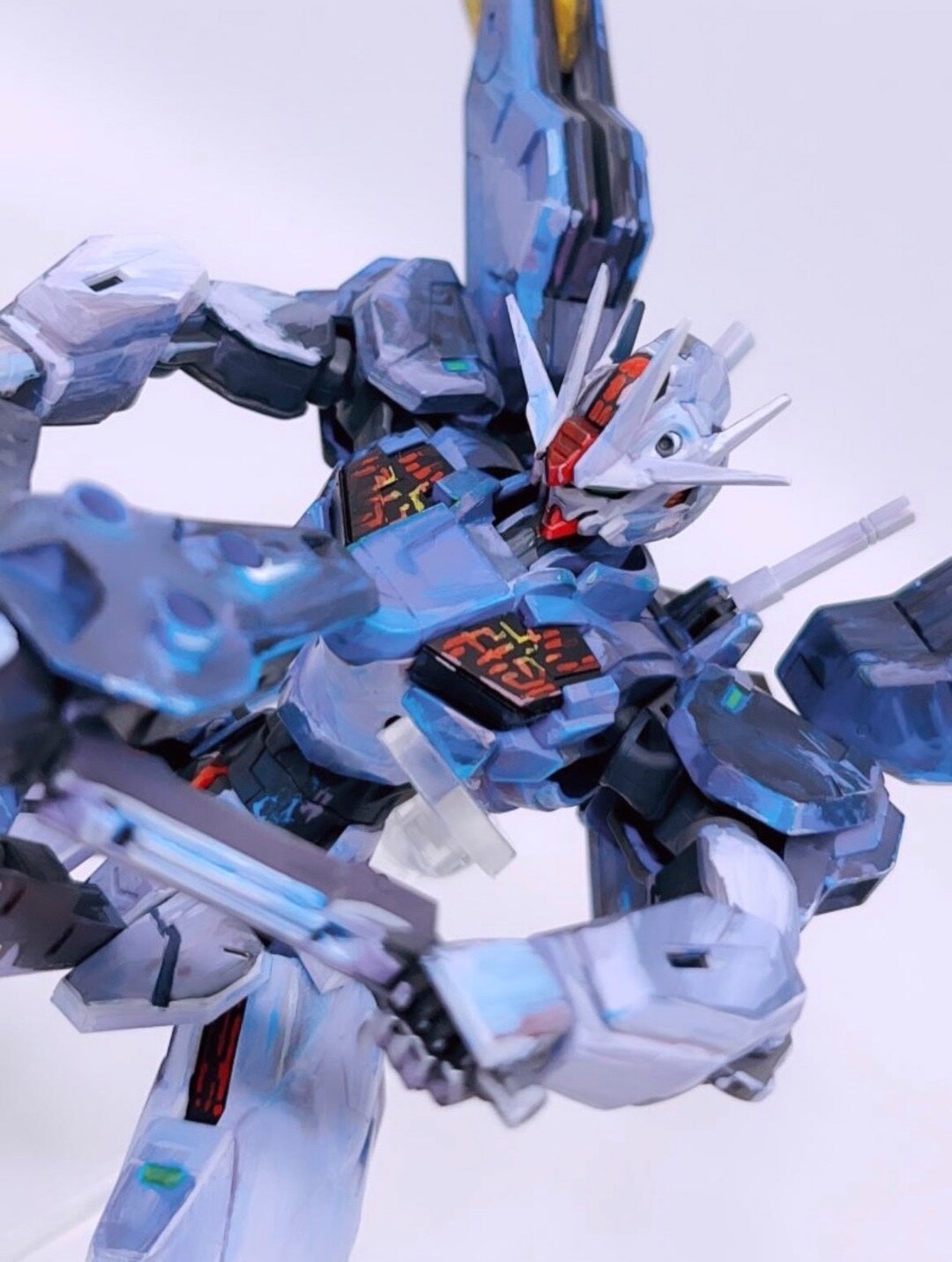 Bandai HG Gundam Aerial Rebuild Box Art Painted Cel Shading - Etsy