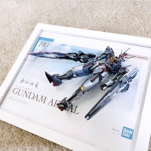 Bandai HG Gundam Aerial Box Art Painted Cel Shading - Etsy