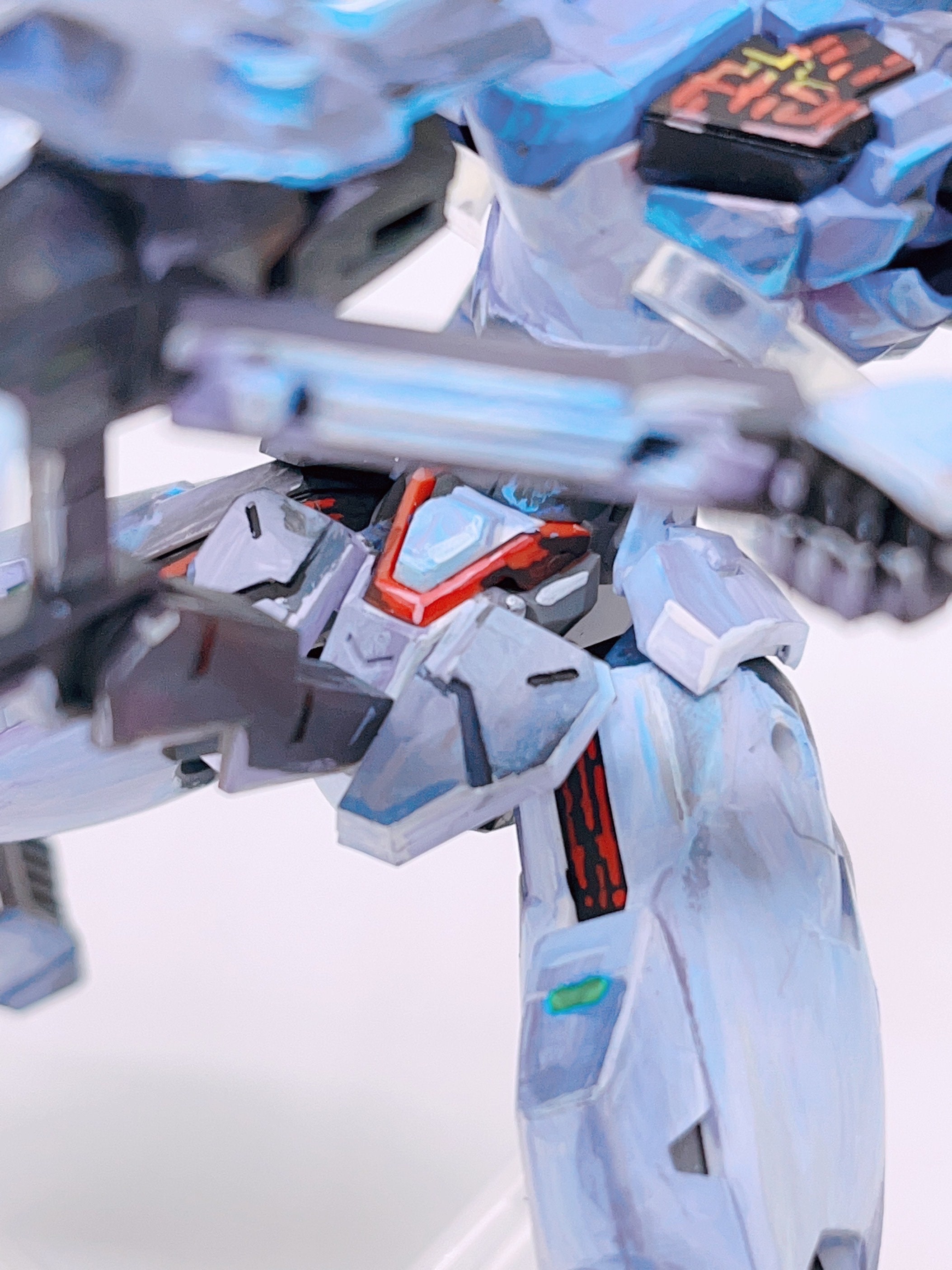 Bandai HG Gundam Aerial Rebuild Box Art Painted Cel Shading - Etsy