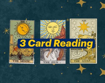 Detailed Intuitive Tarot Reading, 3 Card Tarot Spread, Detailed ...