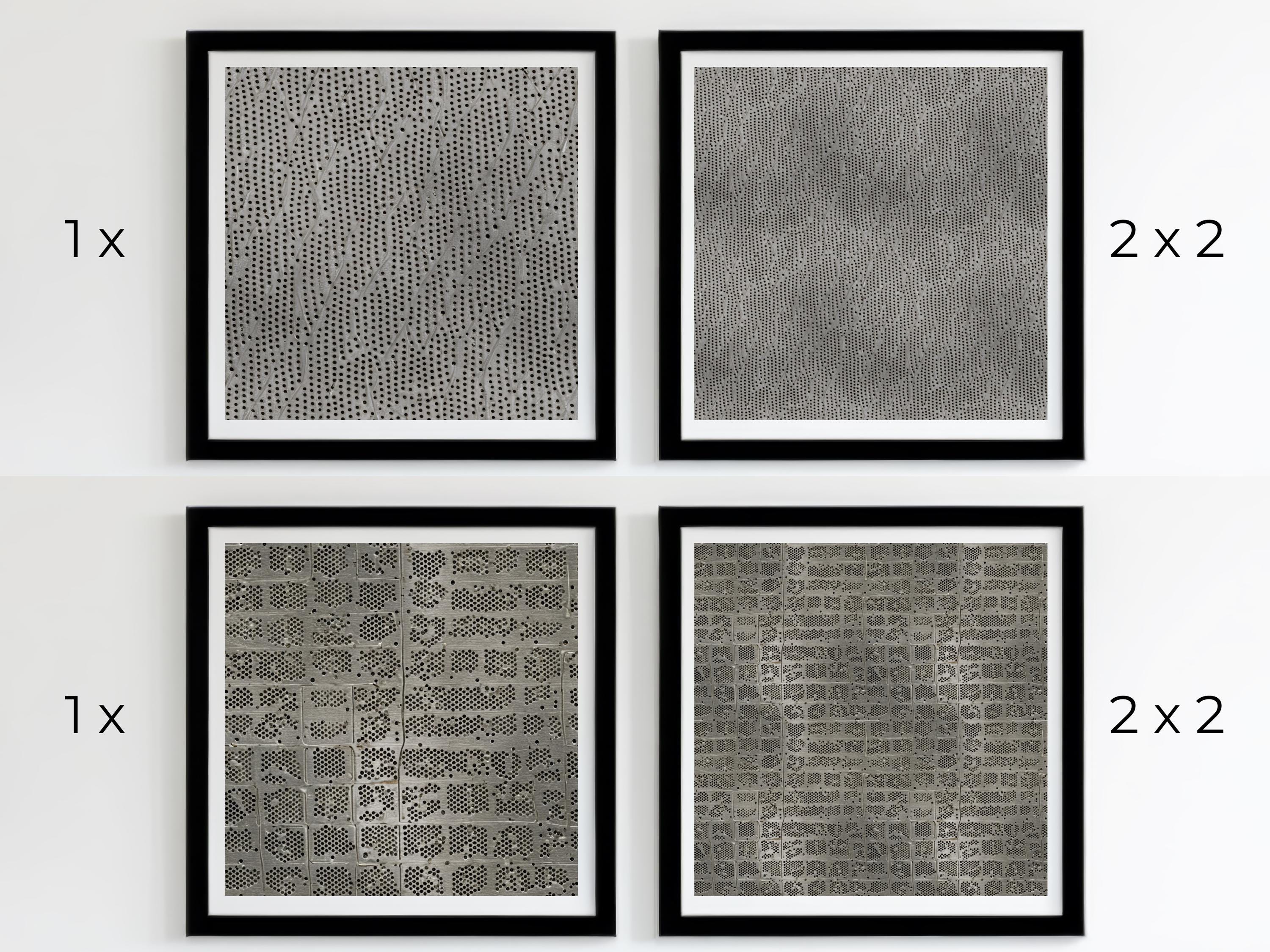 Perforated Metal Seamless Pattern, Tile, 2048*2048, PNG, 300 DPI, 10 ...