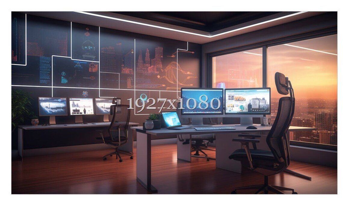 Tech Office Zoom Backgrounds Jpeg 300DPI38542160 11 - Etsy New Zealand