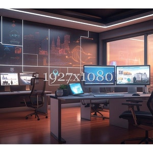 Tech Office Zoom Backgrounds Jpeg 300DPI38542160 11 - Etsy New Zealand