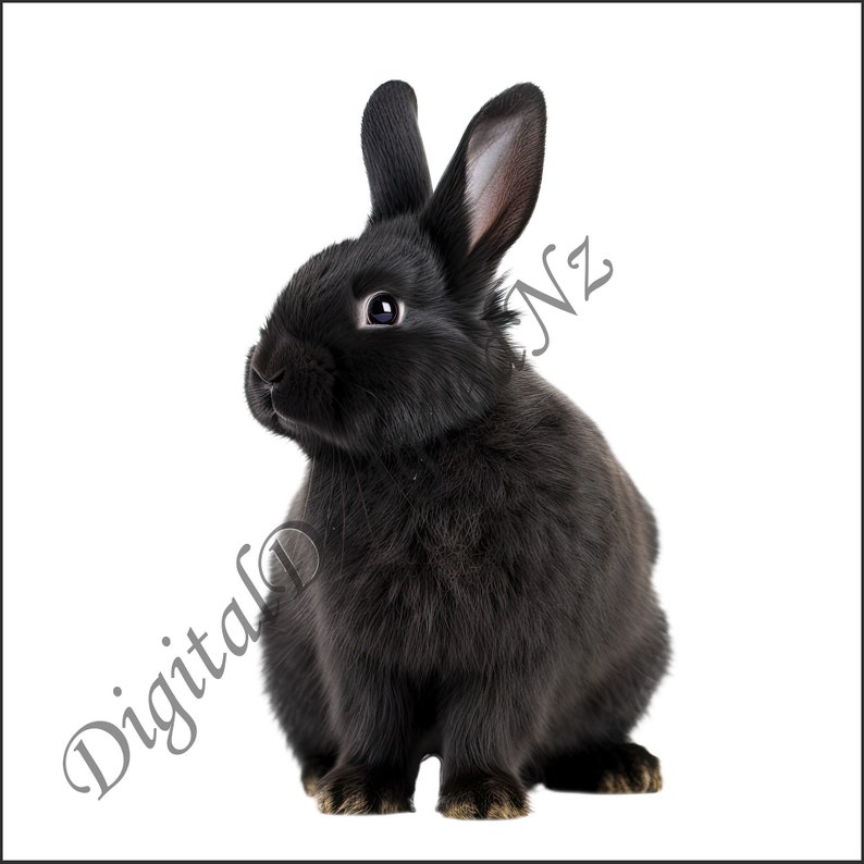 Four Rabbits Clip Art Printable Pngtransparent Svg Jpg - Etsy