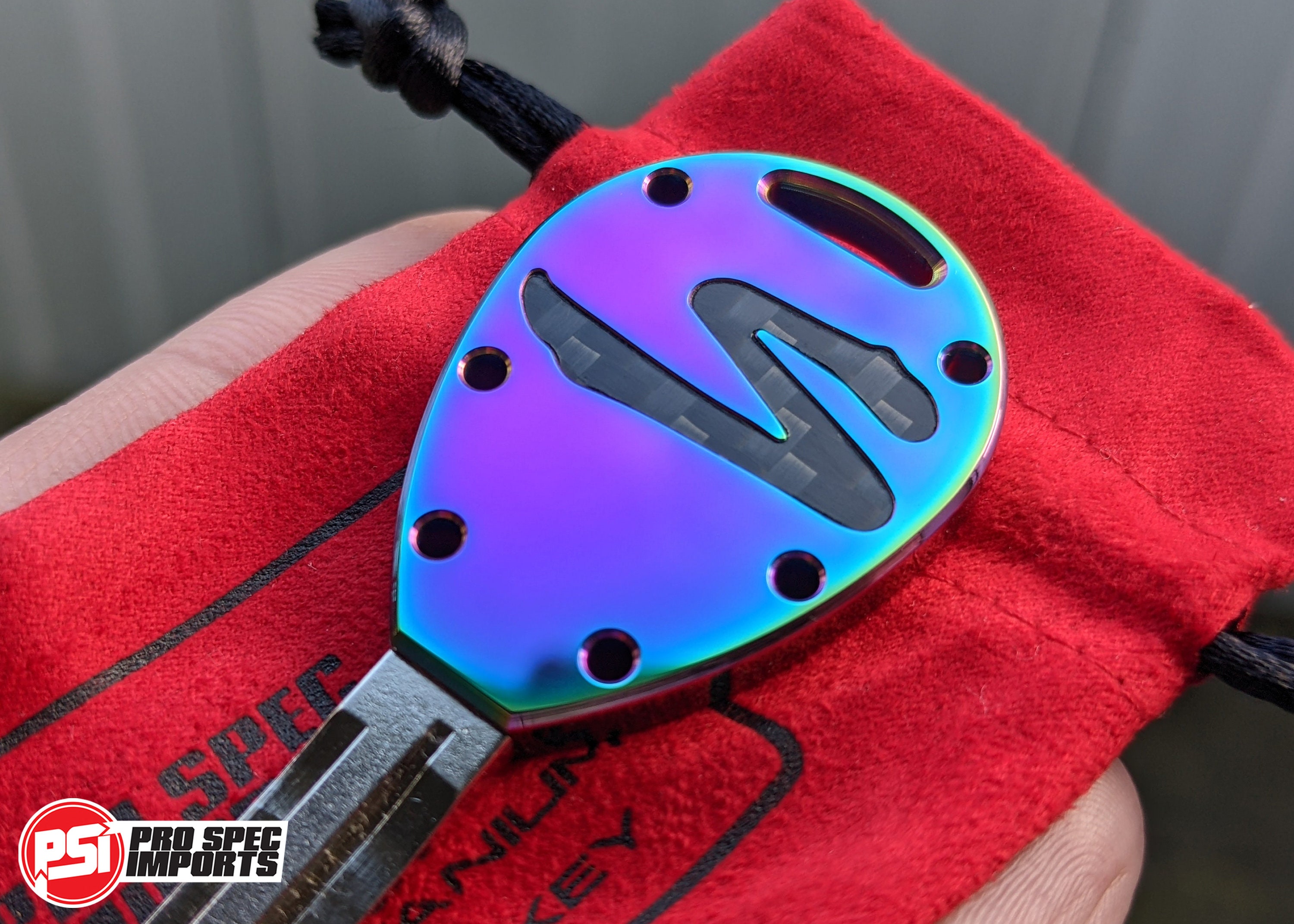 Supra Mk4 Billet Titanium Car Key Blank Carbon X Titanium Neo Chrome ...