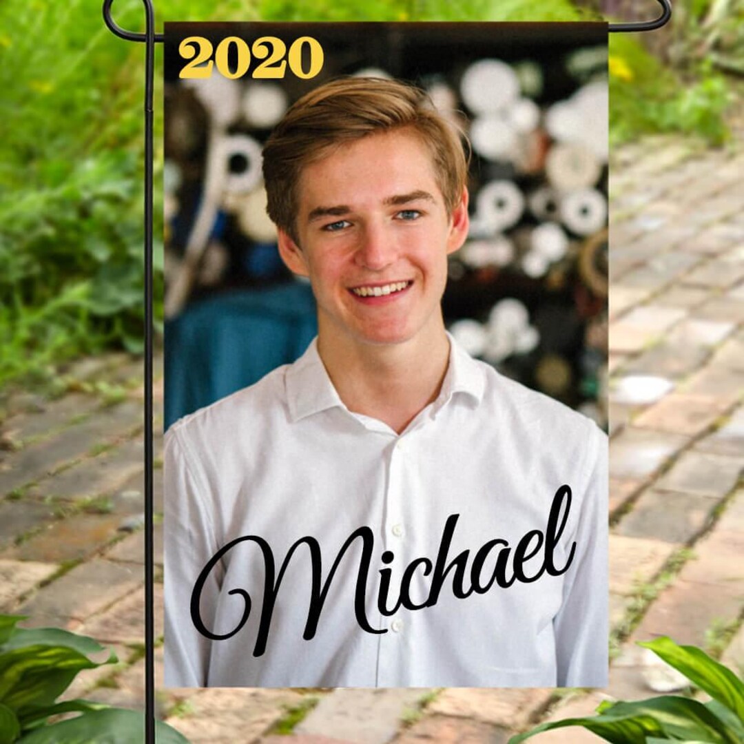 Personalized Graduation Flag - Custom Double-sided Yard Banner 12x18 ...