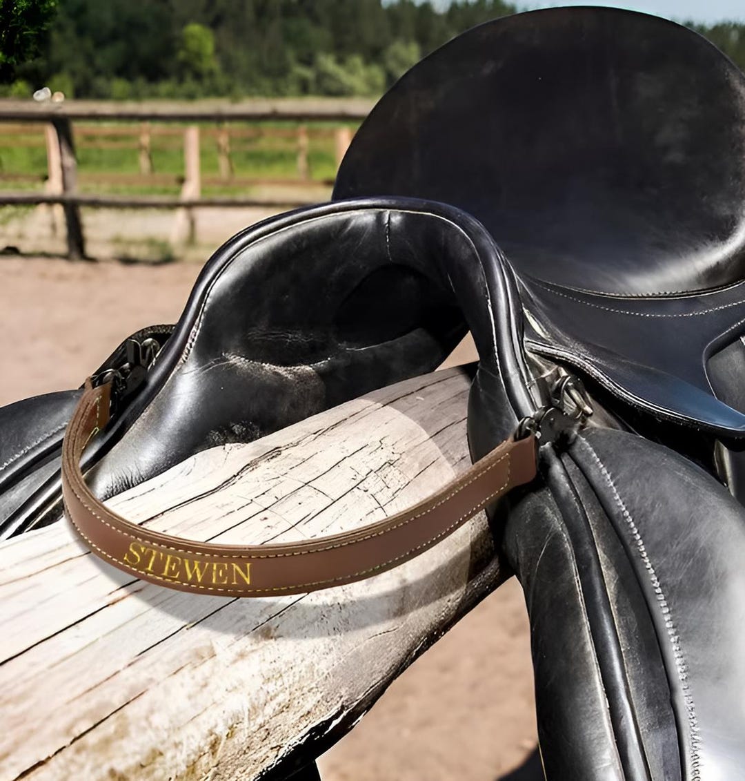 Personalized Leather Grab Strap for Saddles Enhance Balance Training ...