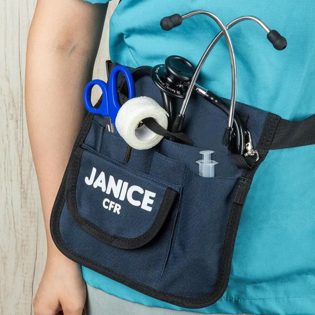 Custom Name Nurse Fanny Pack – Medical Waist Bag With Tape Holder ...