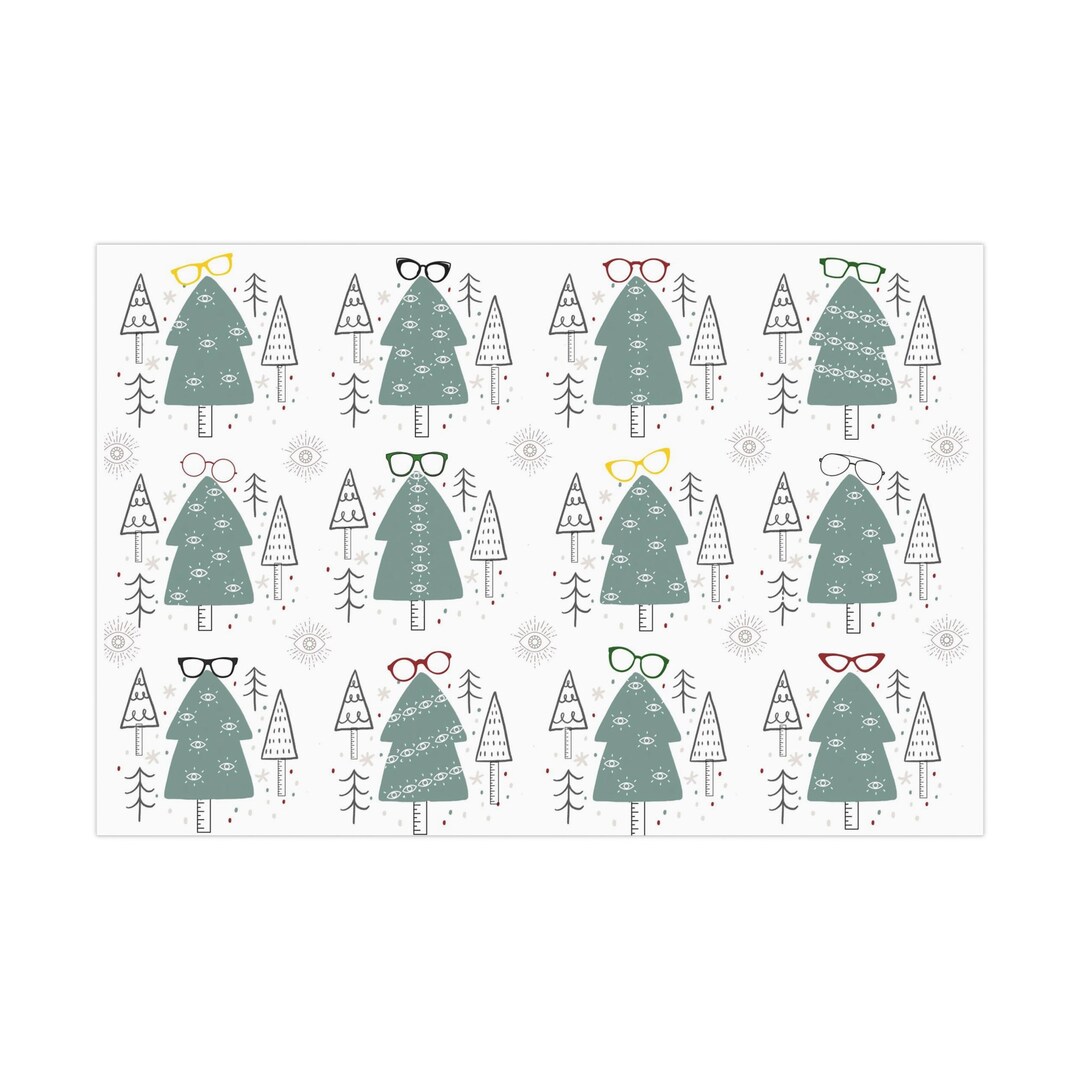 Optician Inspired Holiday Gift Wrap - Etsy
