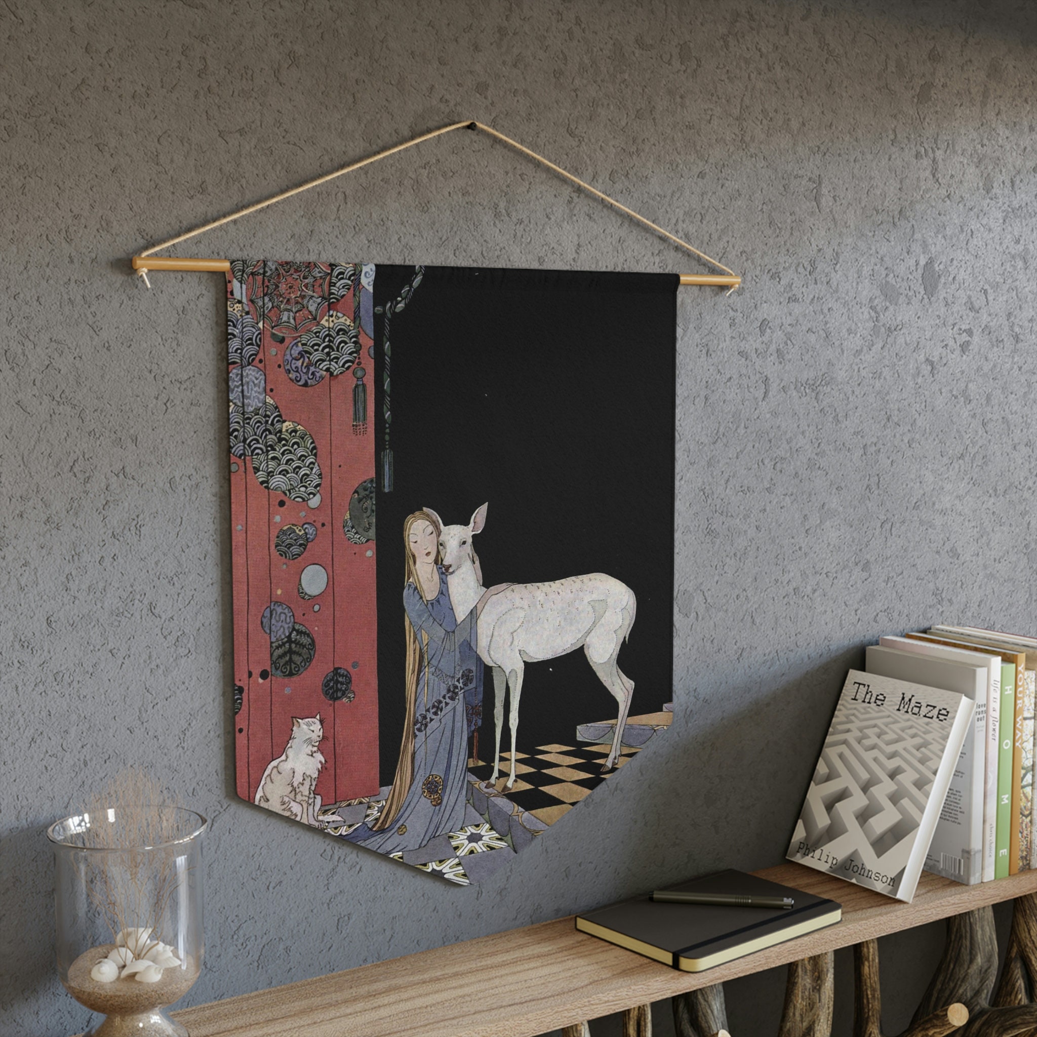 Fairy Tale Pennant | Cottagecore Wall Hanging | Cottagecore Deco | Kids ...