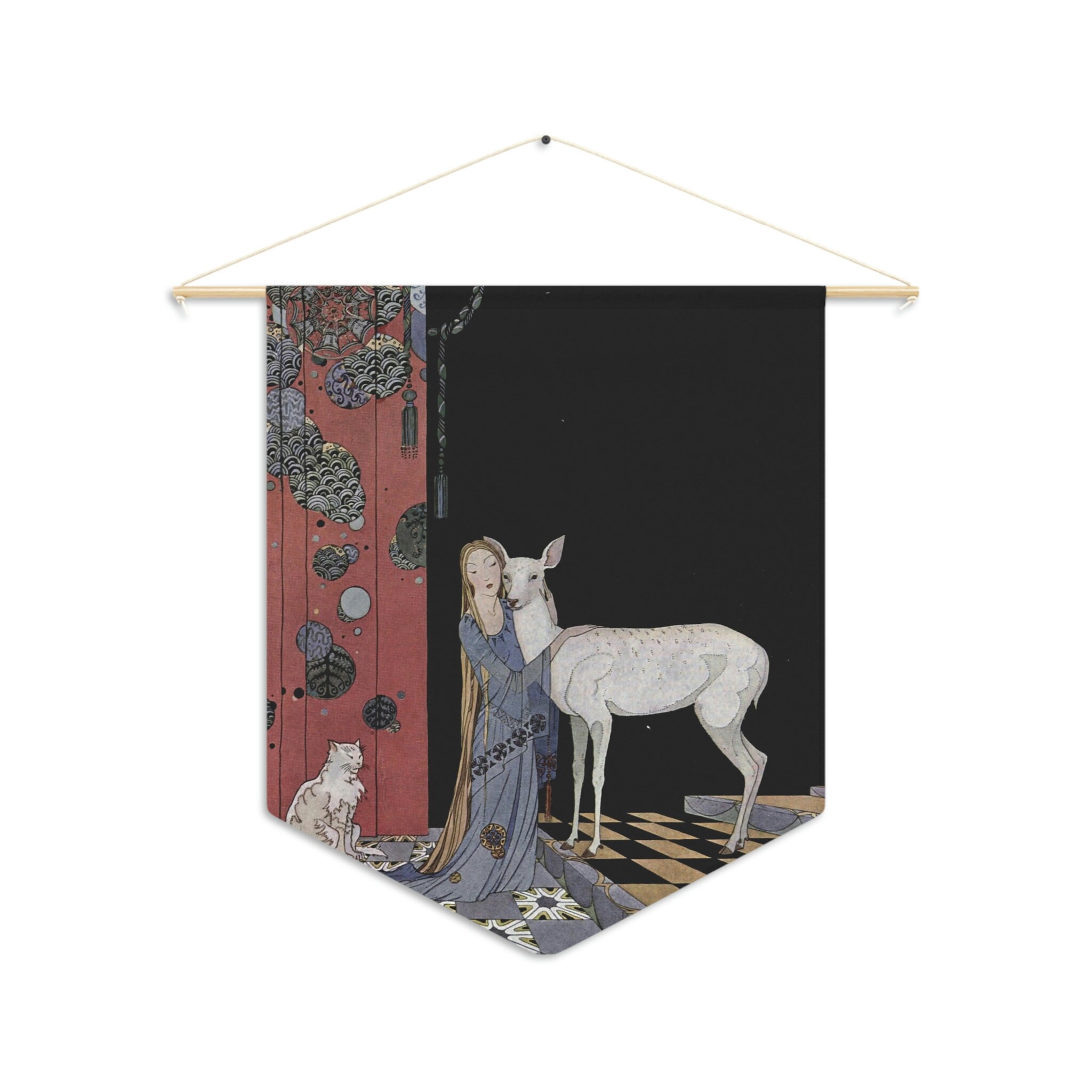 Fairy Tale Pennant | Cottagecore Wall Hanging | Cottagecore Deco | Kids ...