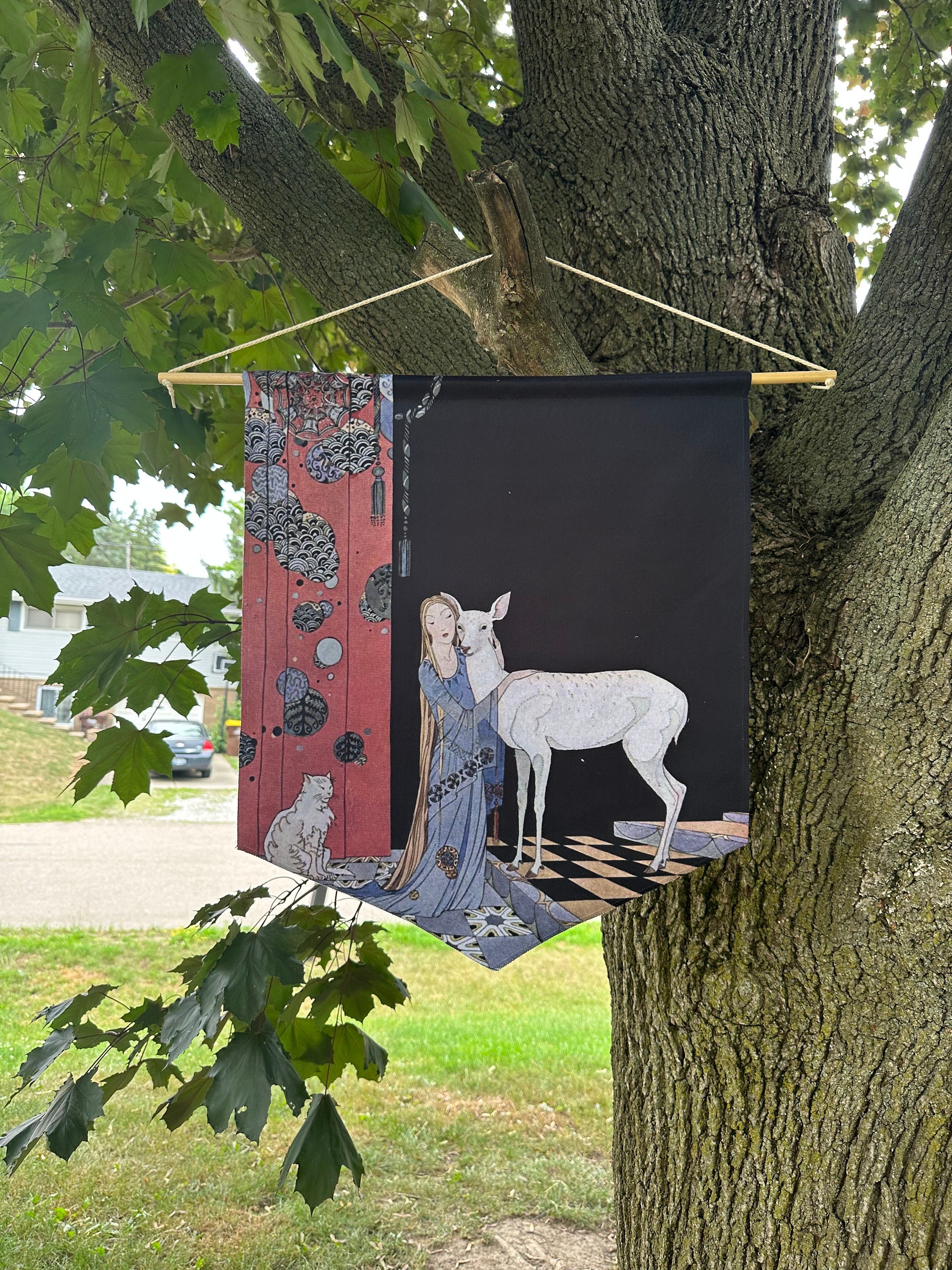 Fairy Tale Pennant | Cottagecore Wall Hanging | Cottagecore Deco | Kids ...