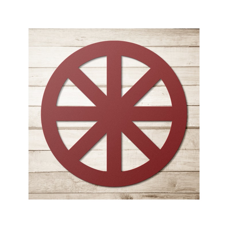 Wheel of the Year Symbol Metal Sign | Pagan Wheel of the Year | Wheel ...