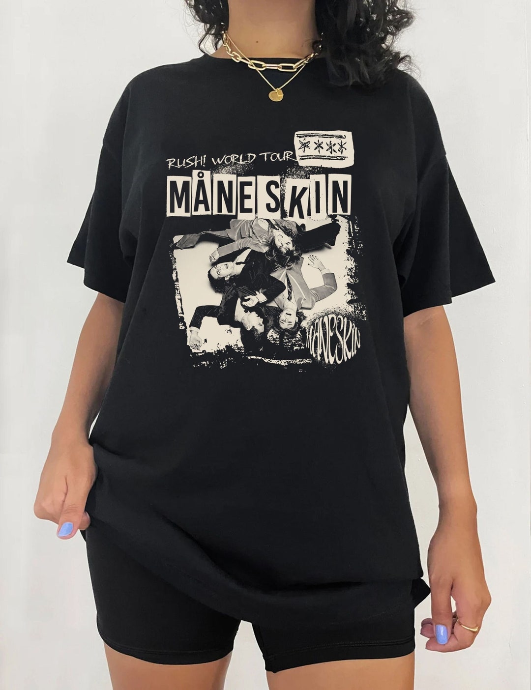 Vintage Måneskin Rush World Tour Shirt Maneskin Style 90s - Etsy