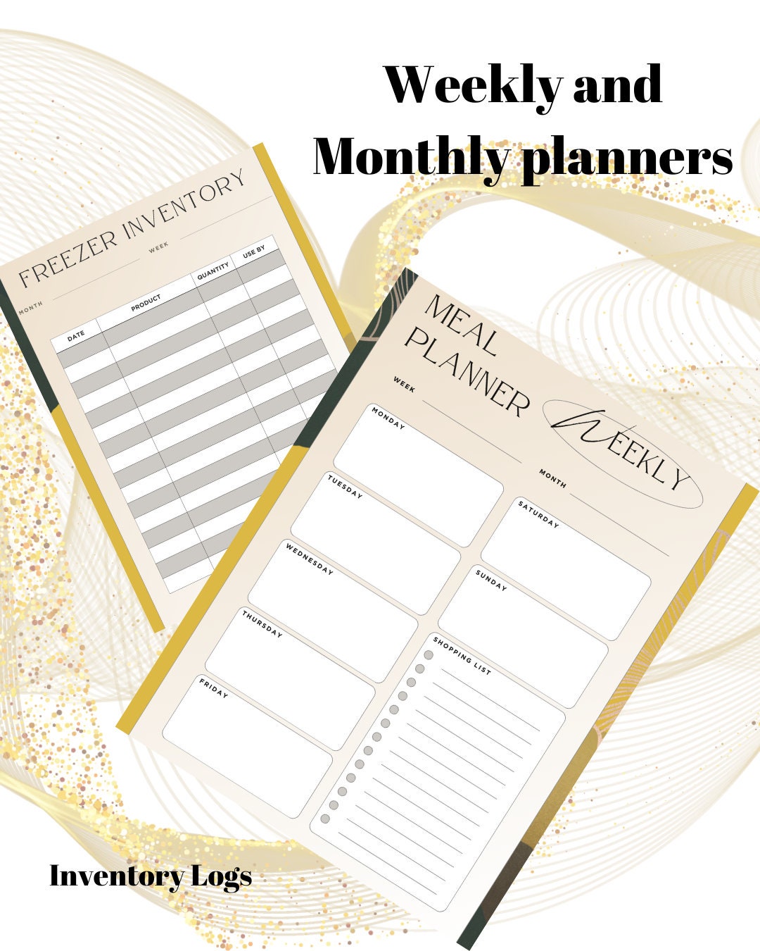 Family Meal Planner, Digital Meal Planner, Goodnotes, Pantry Inventory ...