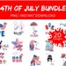 4th of July PNG Bundle, Digital Download, America PNG, 4th of July PNG ...