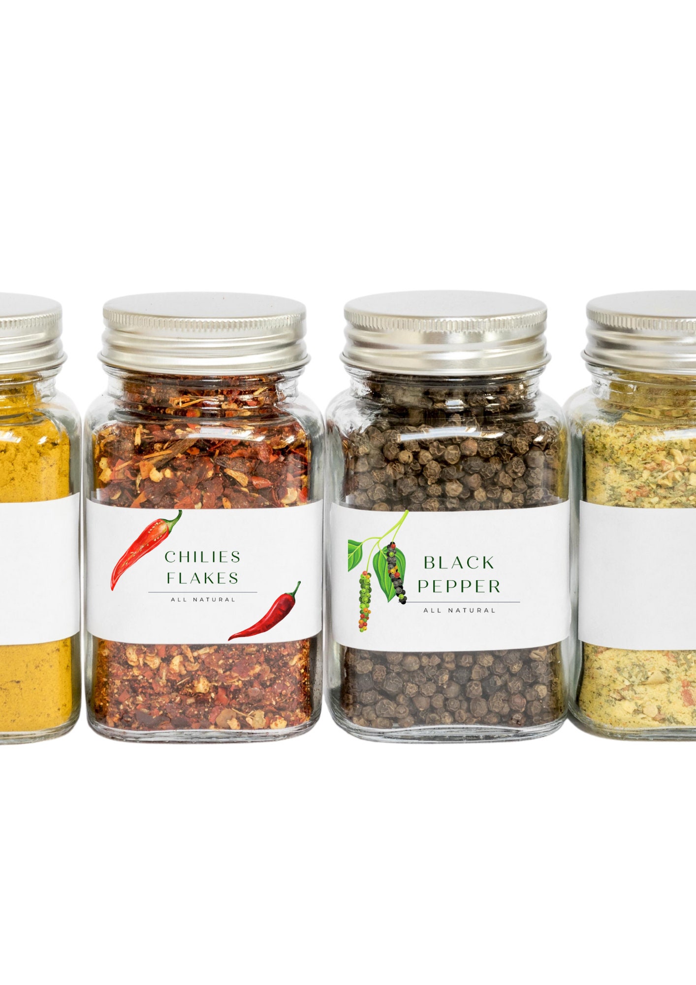 Kitchen Label Sticker Pack | Sticker Pack | Green Stickers | Kitchen ...