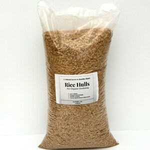 ORGANIC RICE HULLS - Dr. Mani's Magic - Container Gardening ...