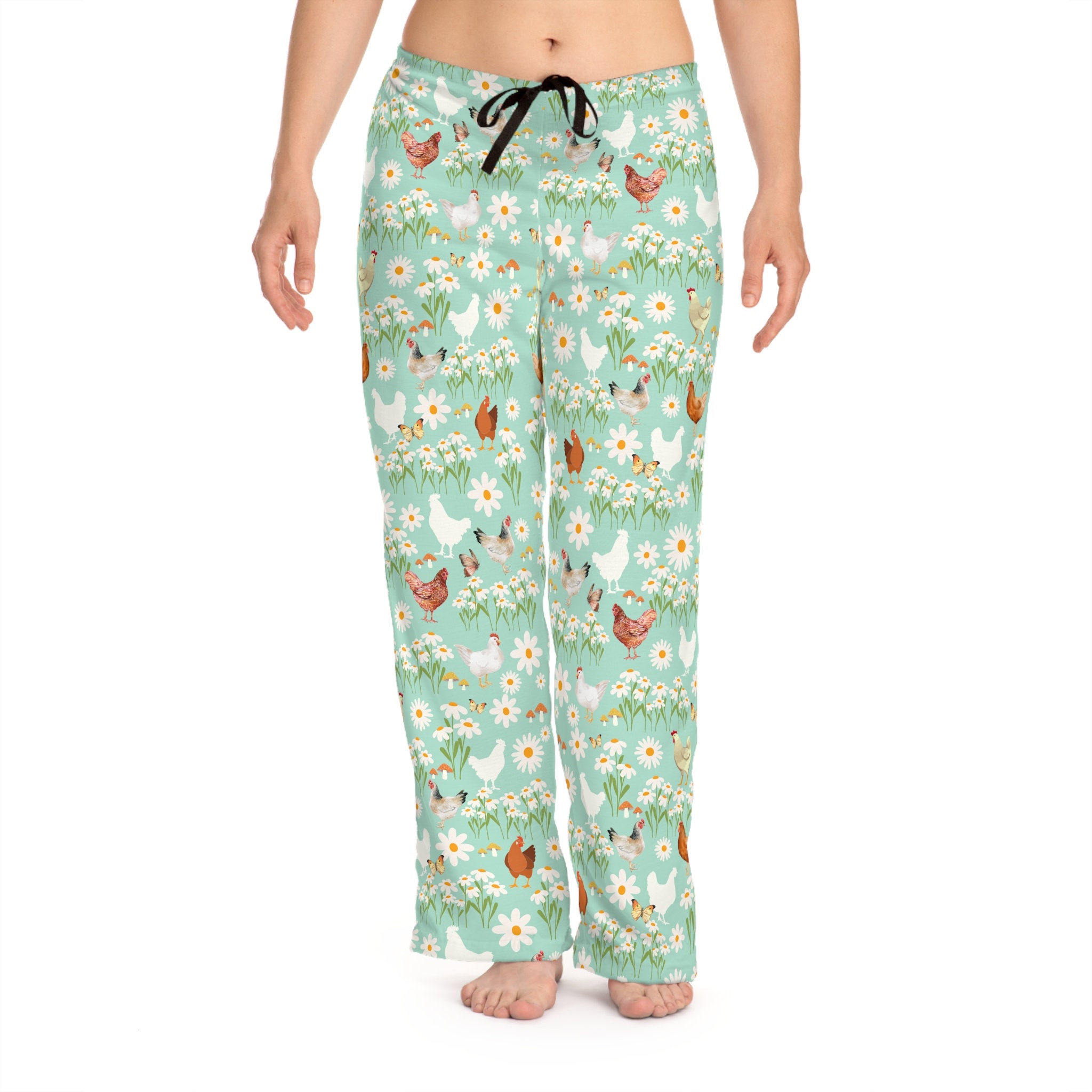 Chicken Pajama Pants Chicken Gift for Chicken Mom Chicken Lover Chicken ...