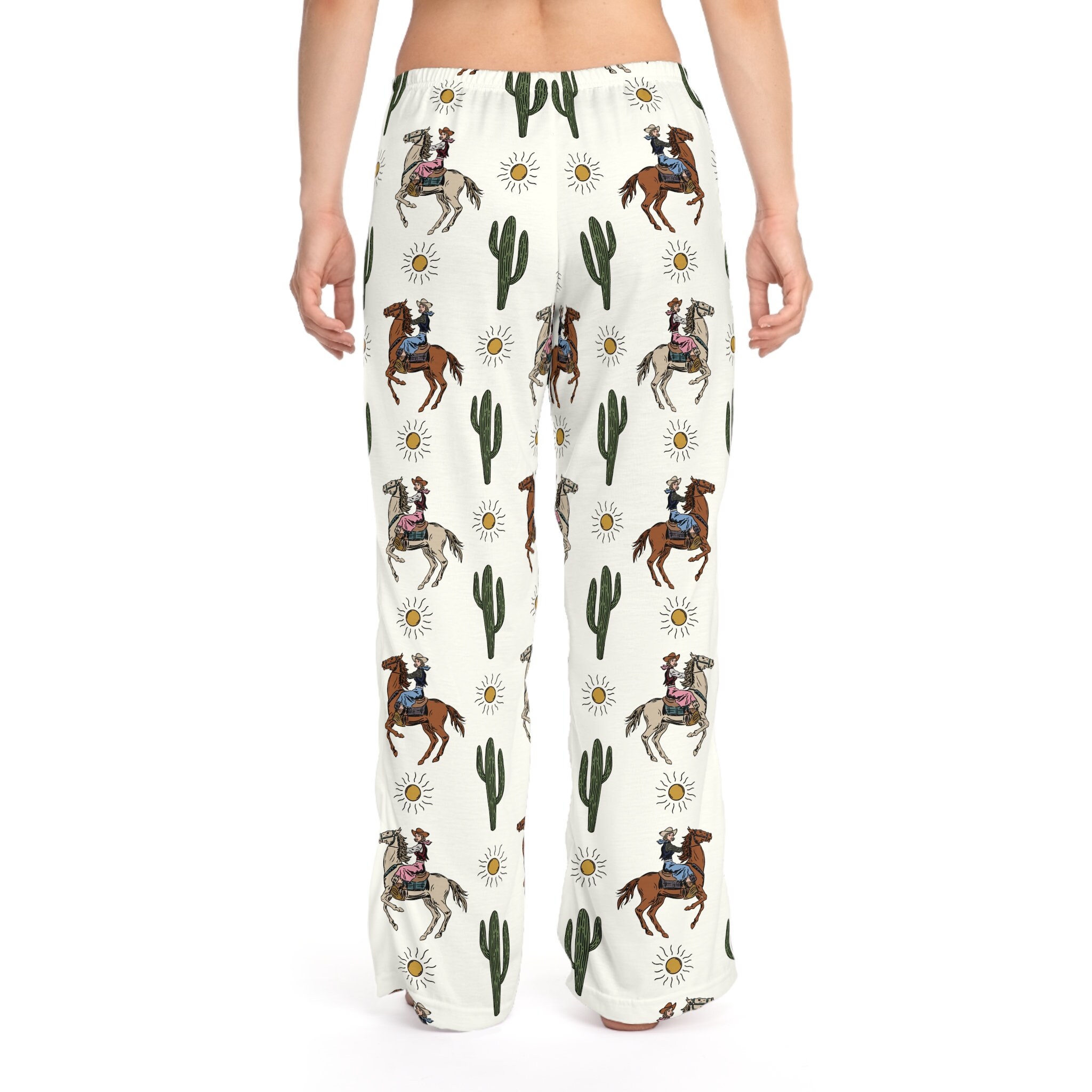 Retro Cowgirl Pajama Pants Western Pajamas Western Pjs Cute - Etsy