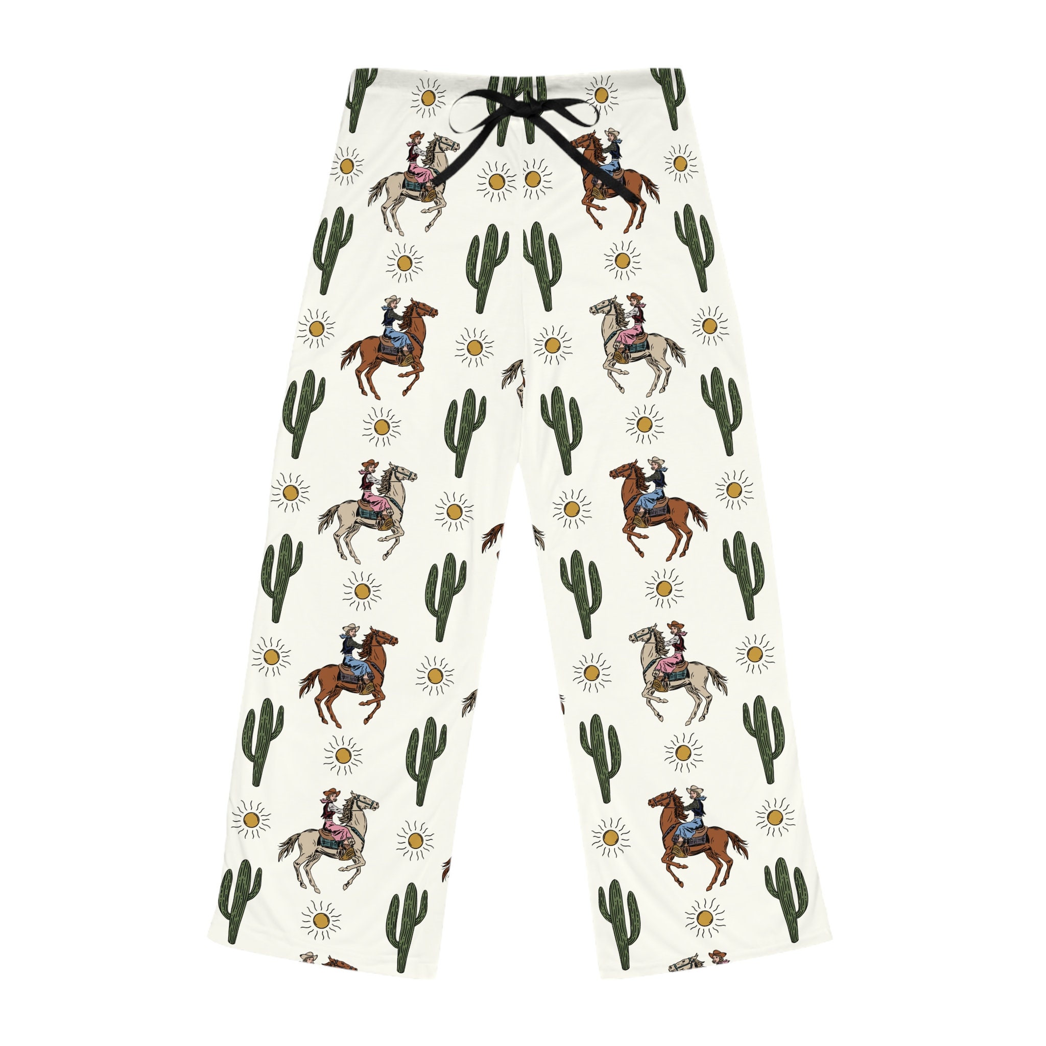 Retro Cowgirl Pajama Pants Western Pajamas Western Pjs Cute - Etsy