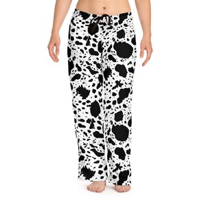Cow Print Pajama Pants Cow Gift for Cow Mom Cow Lover Western Pajamas ...