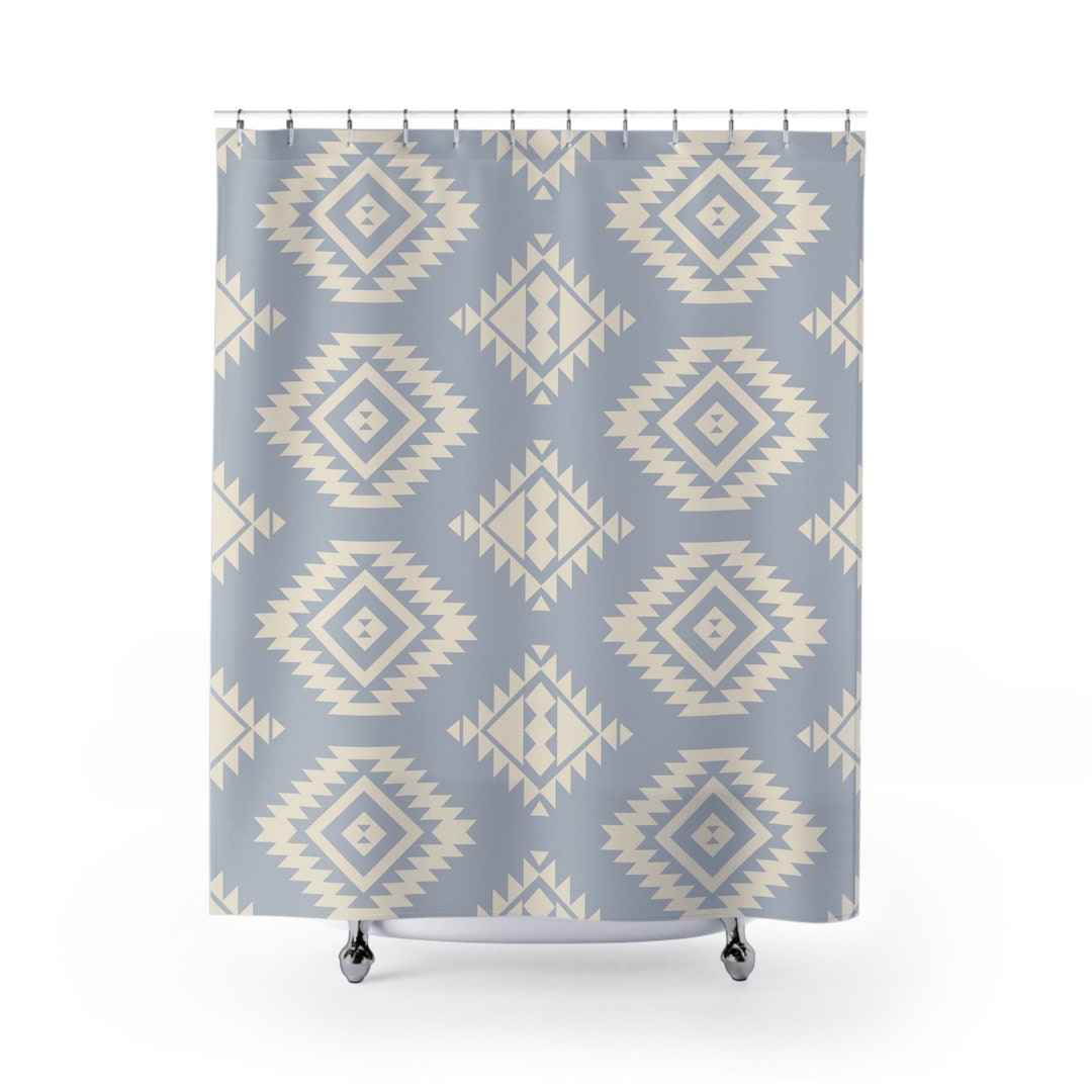 Aztec Shower Curtain Western Shower Curtain Western Home Decor Ranch ...