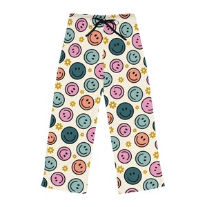 Happy Face Pajama Pants Cute Pajamas Cute Sleepwear Trendy Sleepwear ...