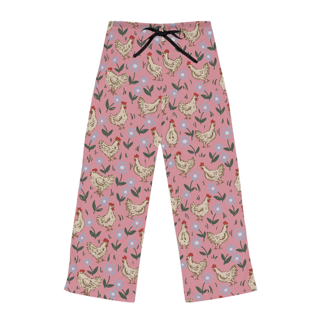 Chicken Pajama Pants Chicken Gift for Chicken Mom Chicken Lover Chicken ...