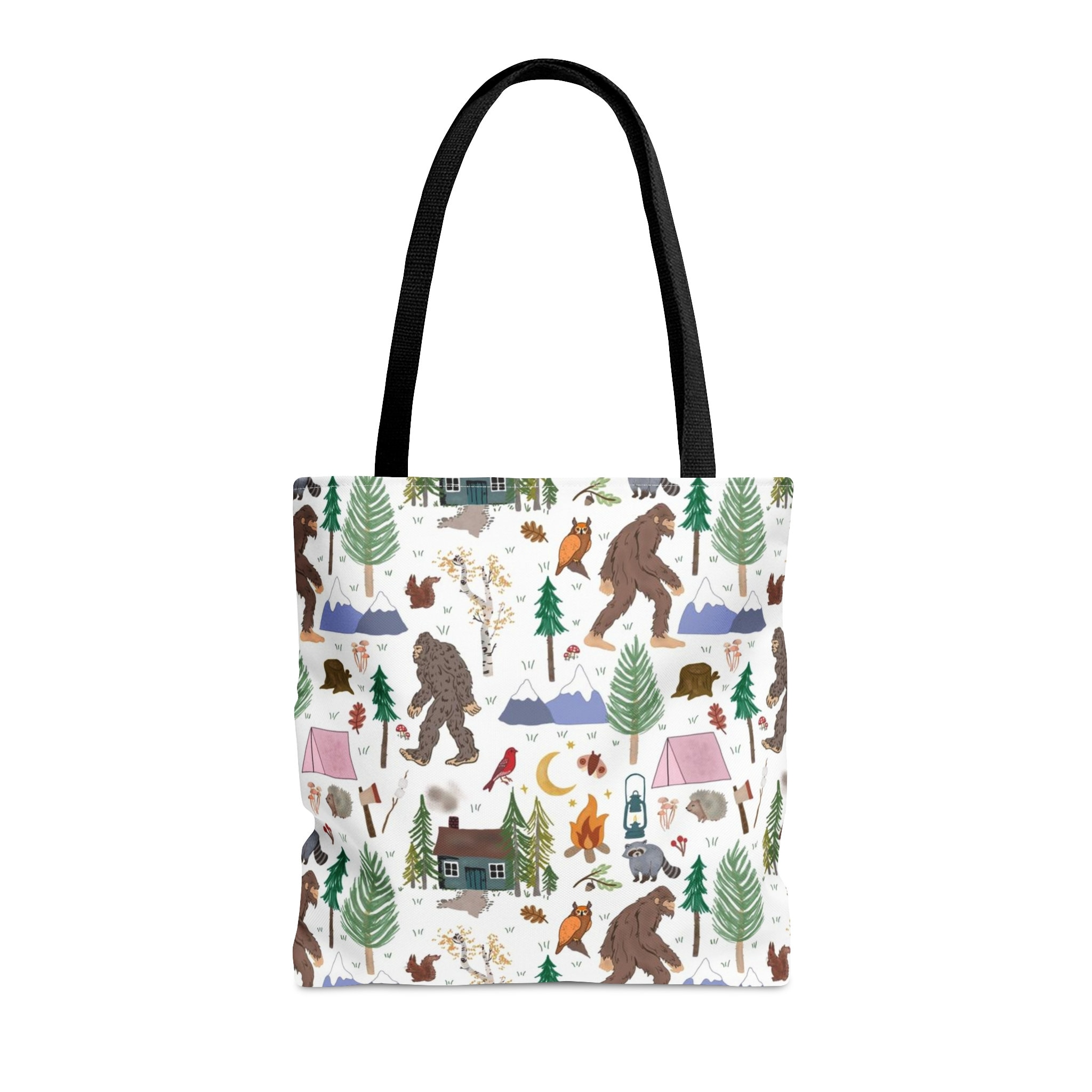 Big Foot Tote Bag Bigfoot Lover Sasquatch Reusable Bag Shopping Bag ...
