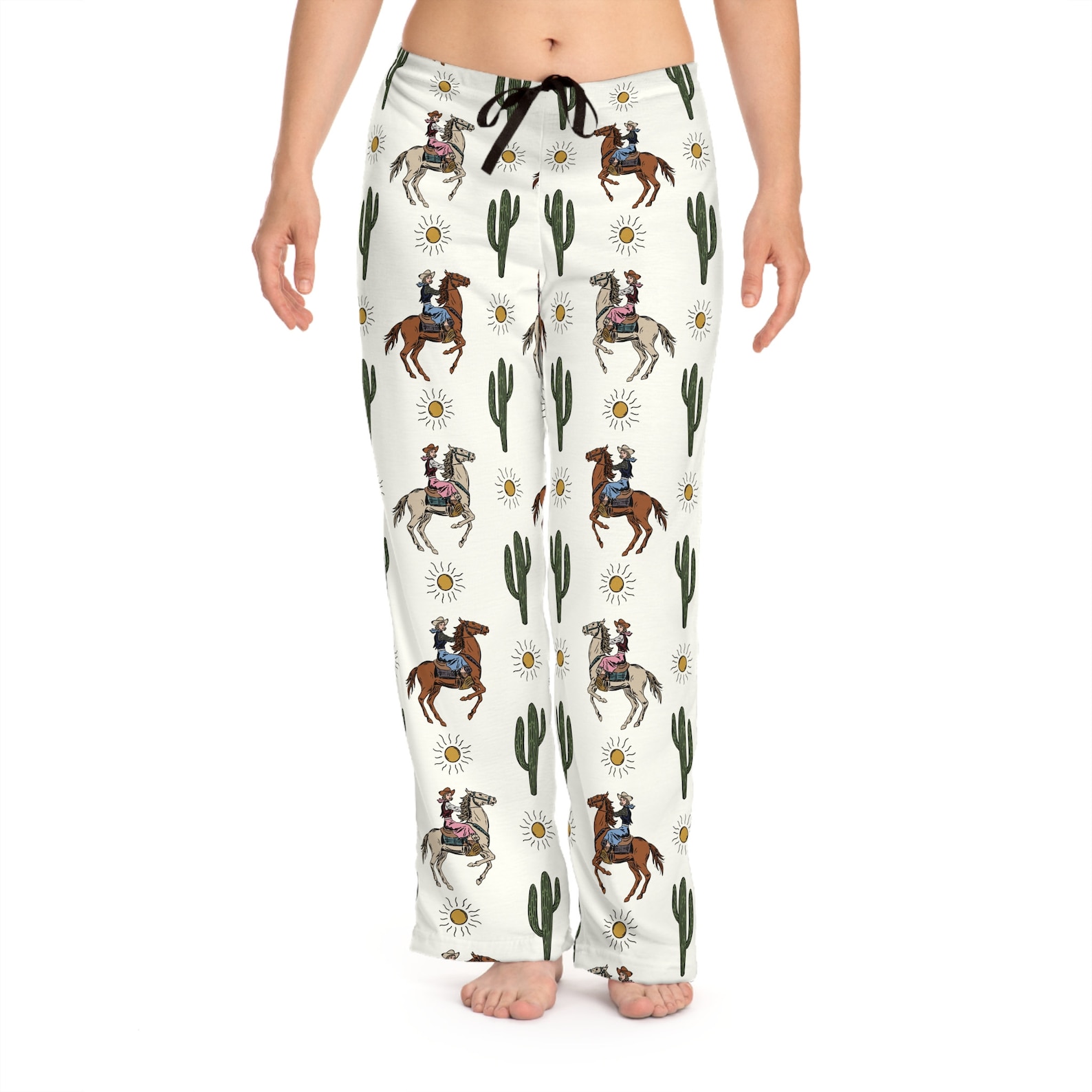 Retro Cowgirl Pajama Pants Western Pajamas Western Pjs Cute - Etsy