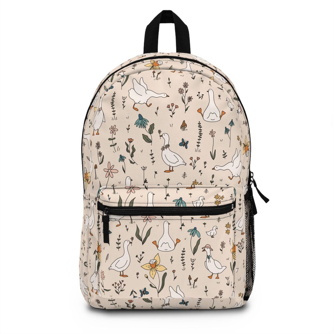 Silly Goose Backpack Kids School Bookbag Cute Travel Bag Trendy School ...