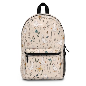 Silly Goose Backpack Kids School Bookbag Cute Travel Bag Trendy School ...