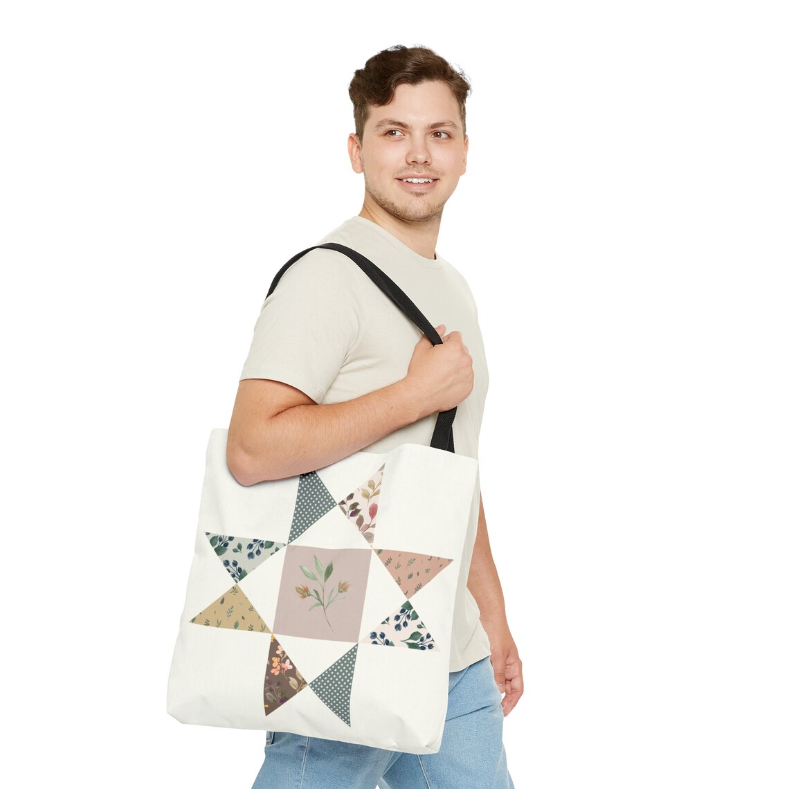 Quilt Block Tote Bag Shopping Bag Quilt Bag Quilter Gift Reusable Bag ...