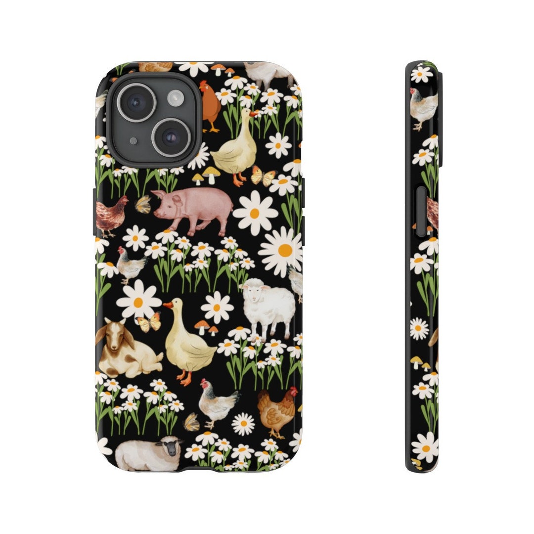 Cottagecore Phone Case Farm Animals Aesthetic Farmer Animal Lover ...