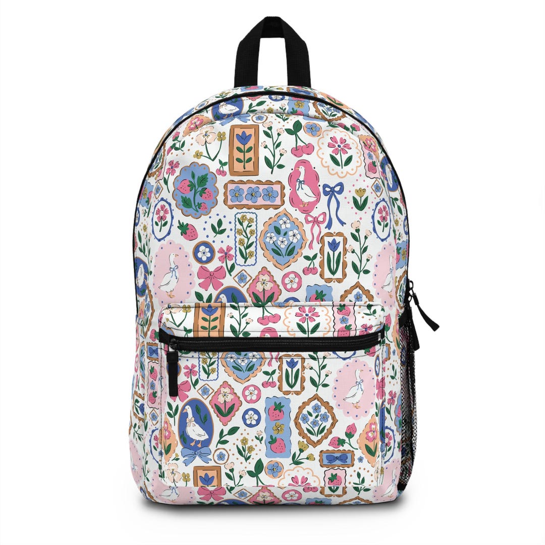 Silly Goose Backpack Kids School Bookbag Cute Travel Bag Trendy School ...