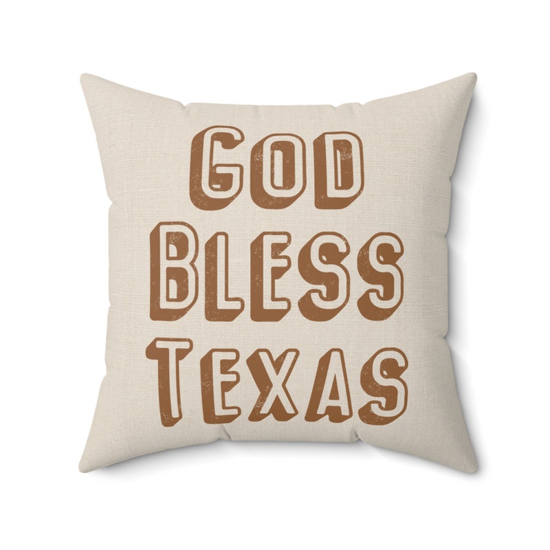 Texas Pillow - Etsy