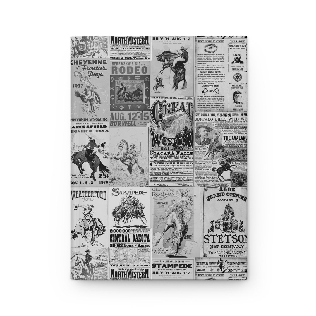 Wild West Journal Hardcover Journal Western Journal Western Gift Self ...