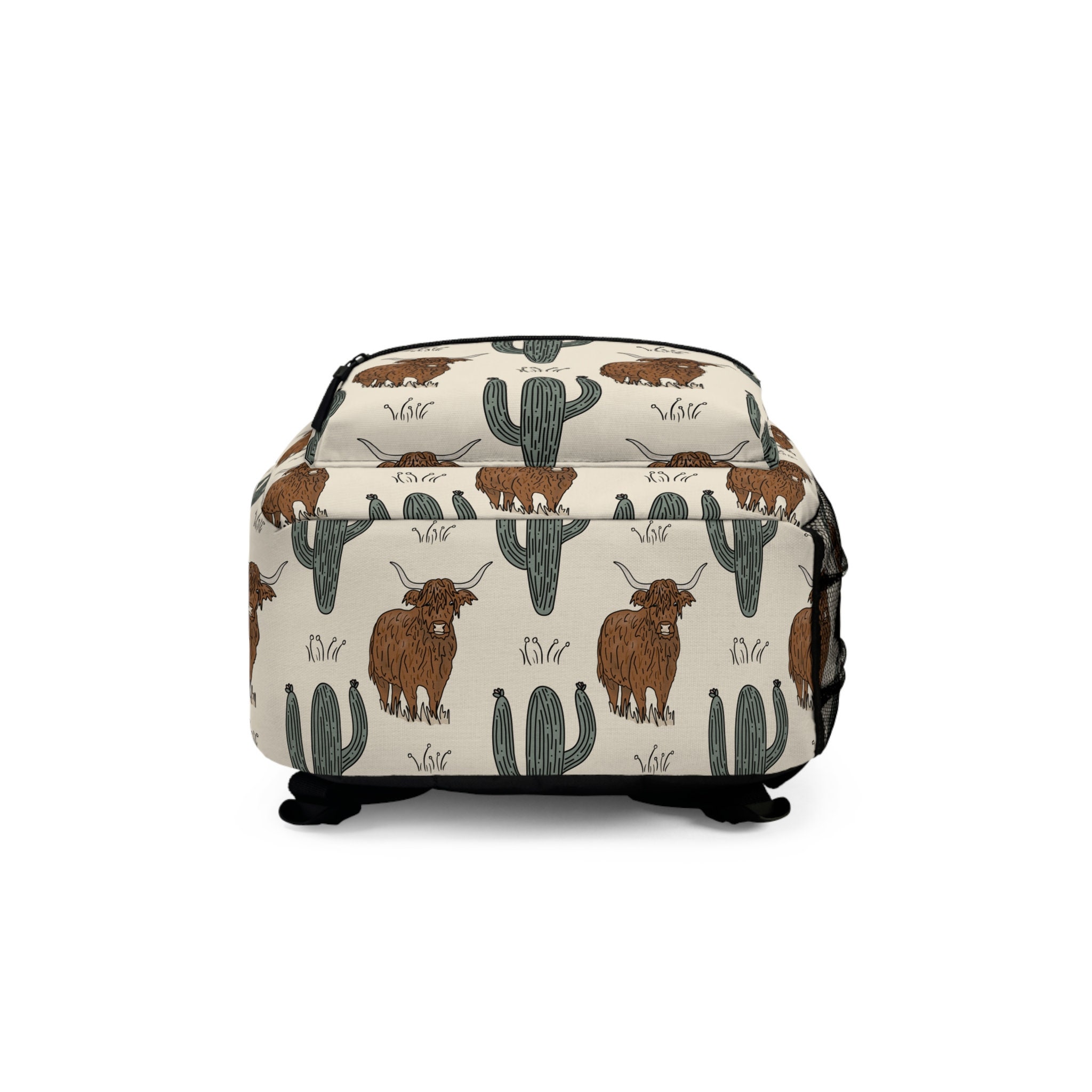 Highland Cow Backpack Highland Cow Gift Cow Lover Kid's Backpack Large ...