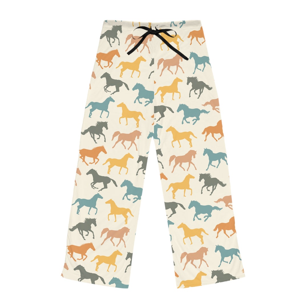 Horses Pajama Pants Horse Lover Gift Equestrian Gift Rodeo Gift Western ...