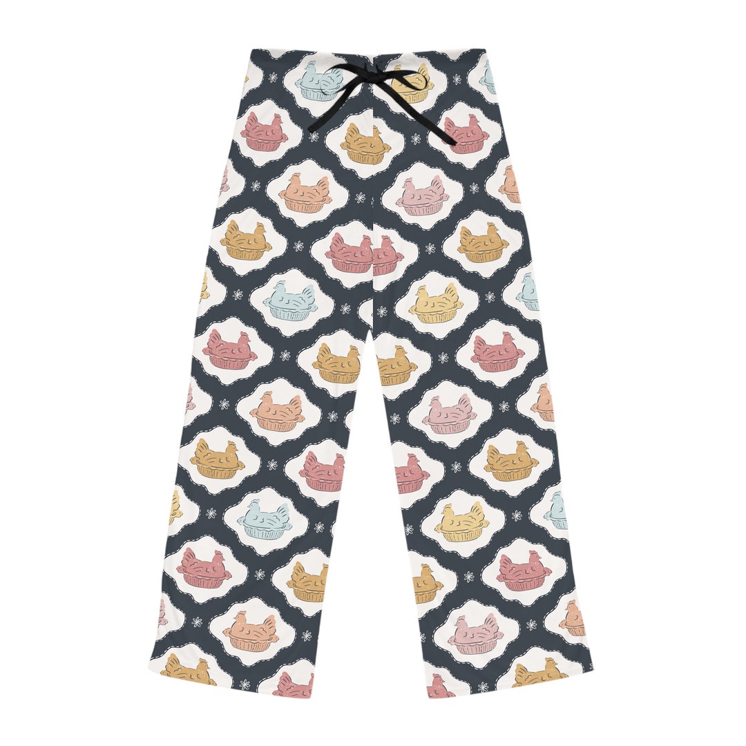 Hen on Nest Pajama Pants Women's Sleepwear Chicken Lover Gift for Her ...