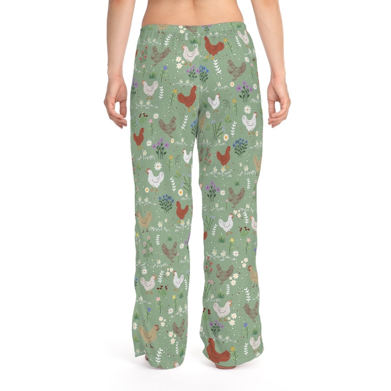 Chicken Pajama Pants Chicken Pjs Chicken Lover Gift Chicken Mom Cute ...