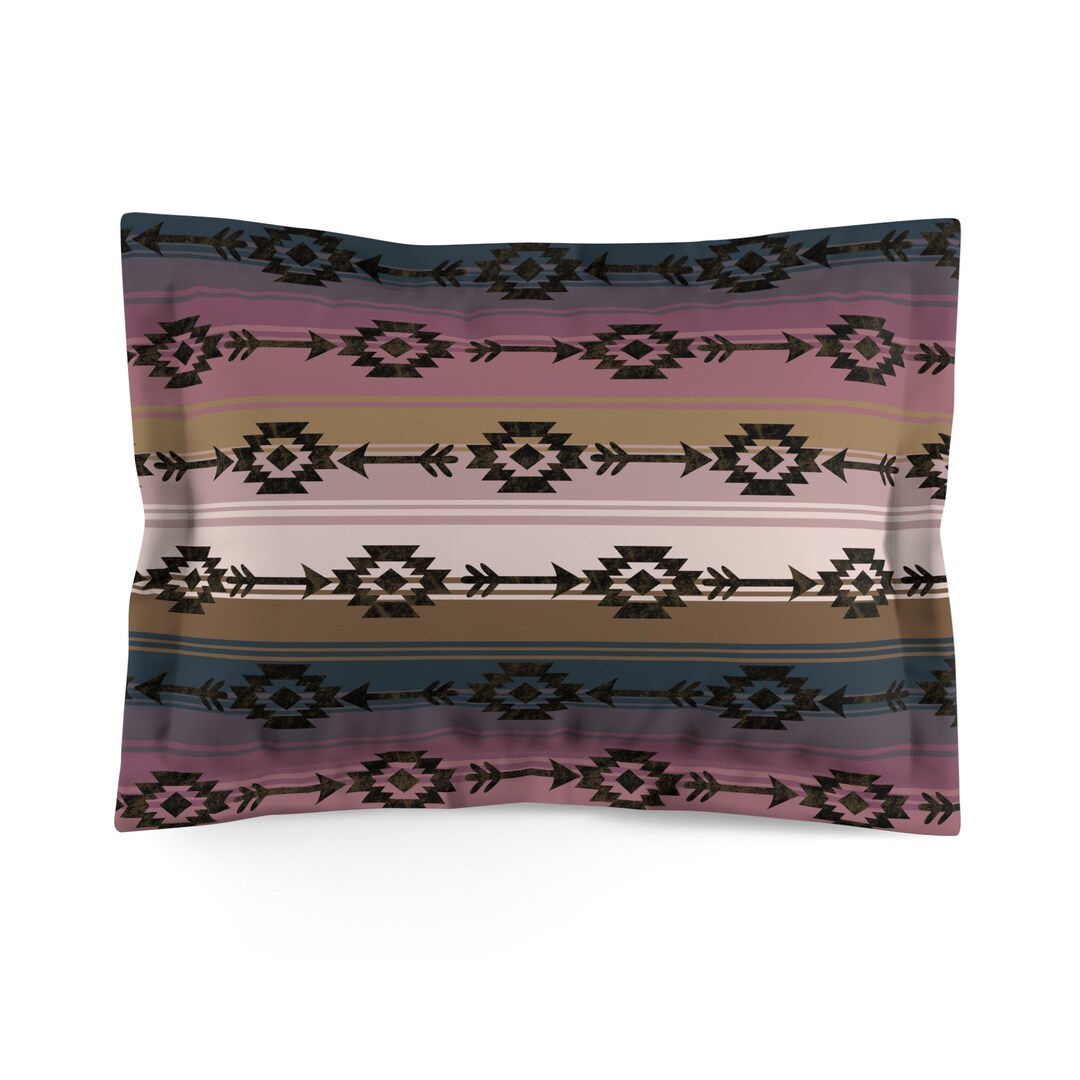 Aztec Serape Sham Western Bedding Western Pillow Case Western Decor ...