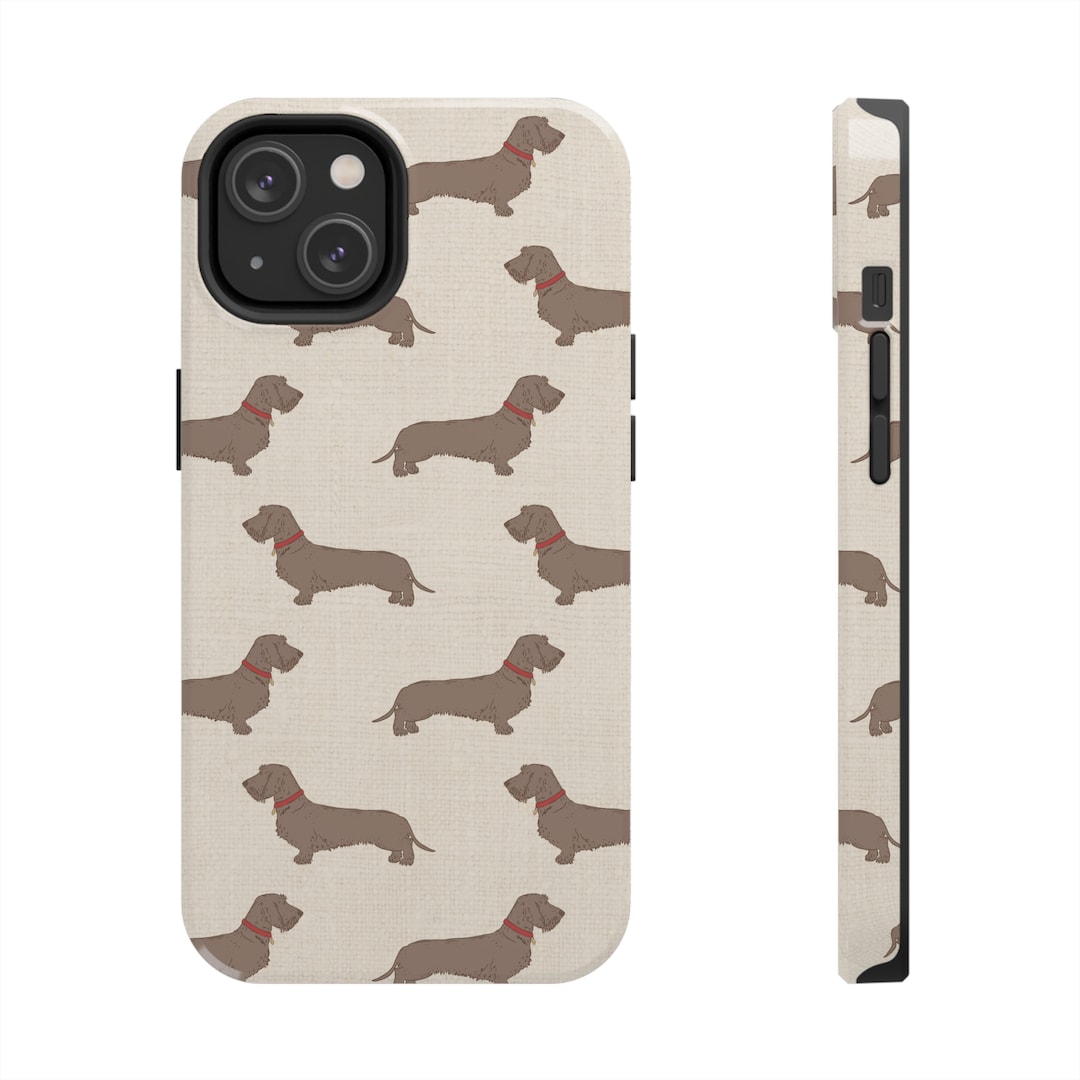 Wirehaired Dachshund iPhone Case Sausage Dog Phone Case Samsung Phone ...