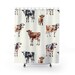 Cow Shower Curtain Cow Decor Cow Lover Ranch Decor Western Shower ...
