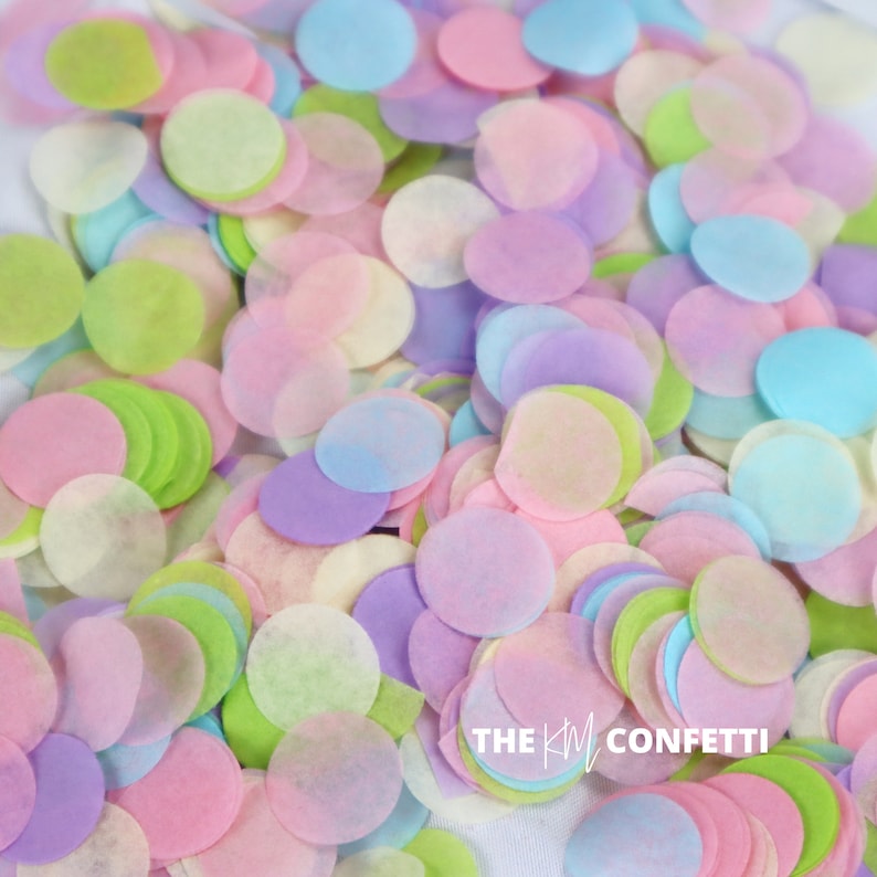 Bulk Biodegradable Wedding Confetti - Pink, Purple, Beige, Lime, Baby ...