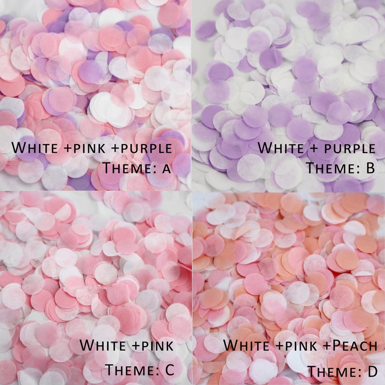 Bulk Biodegradable Wedding Confetti, 1.5cm Circle Confetti, Parties ...