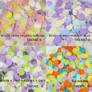 Bulk Biodegradable Wedding Confetti, 1.5cm Circle Confetti, Parties ...